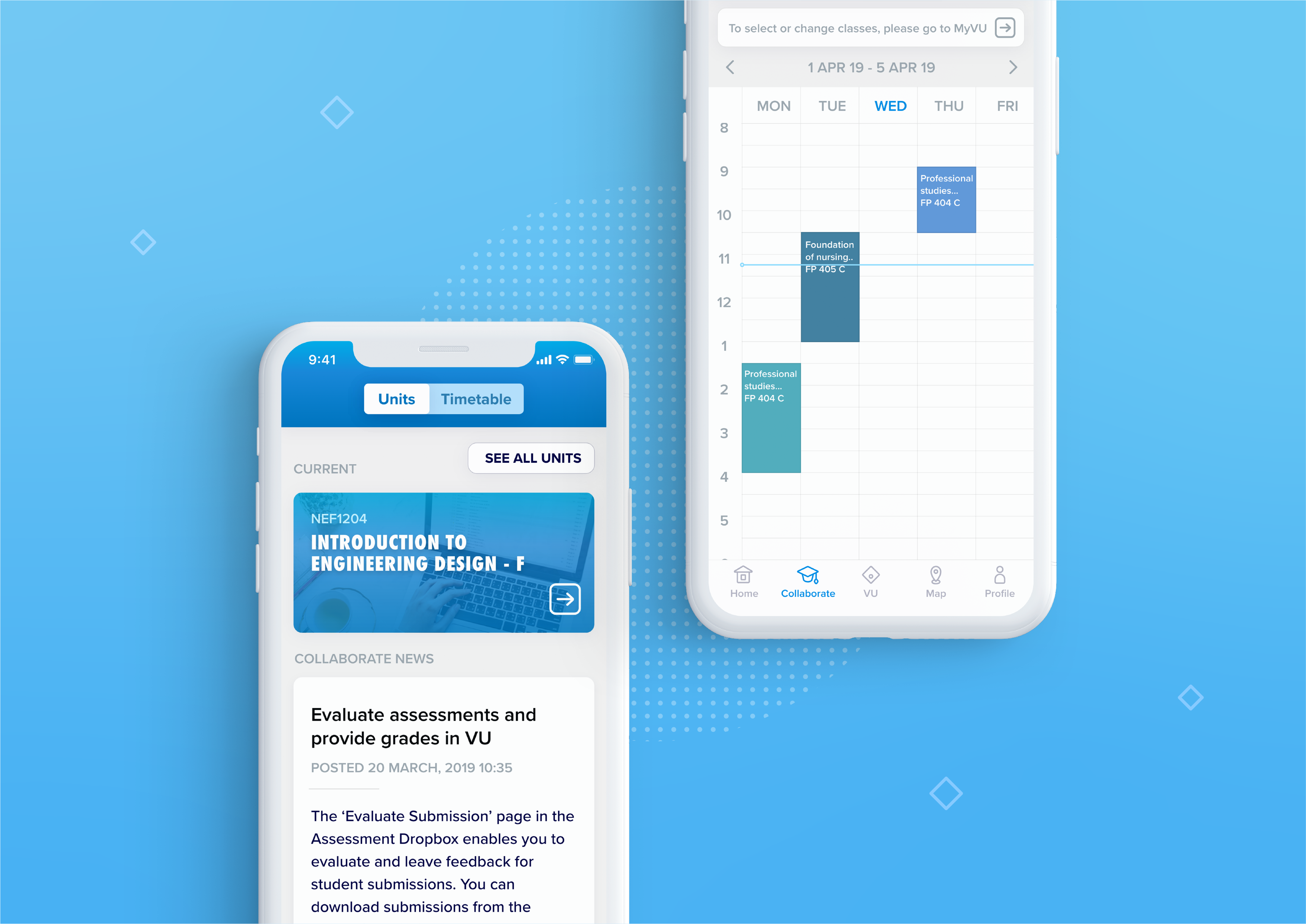 Victoria University App - Good Design