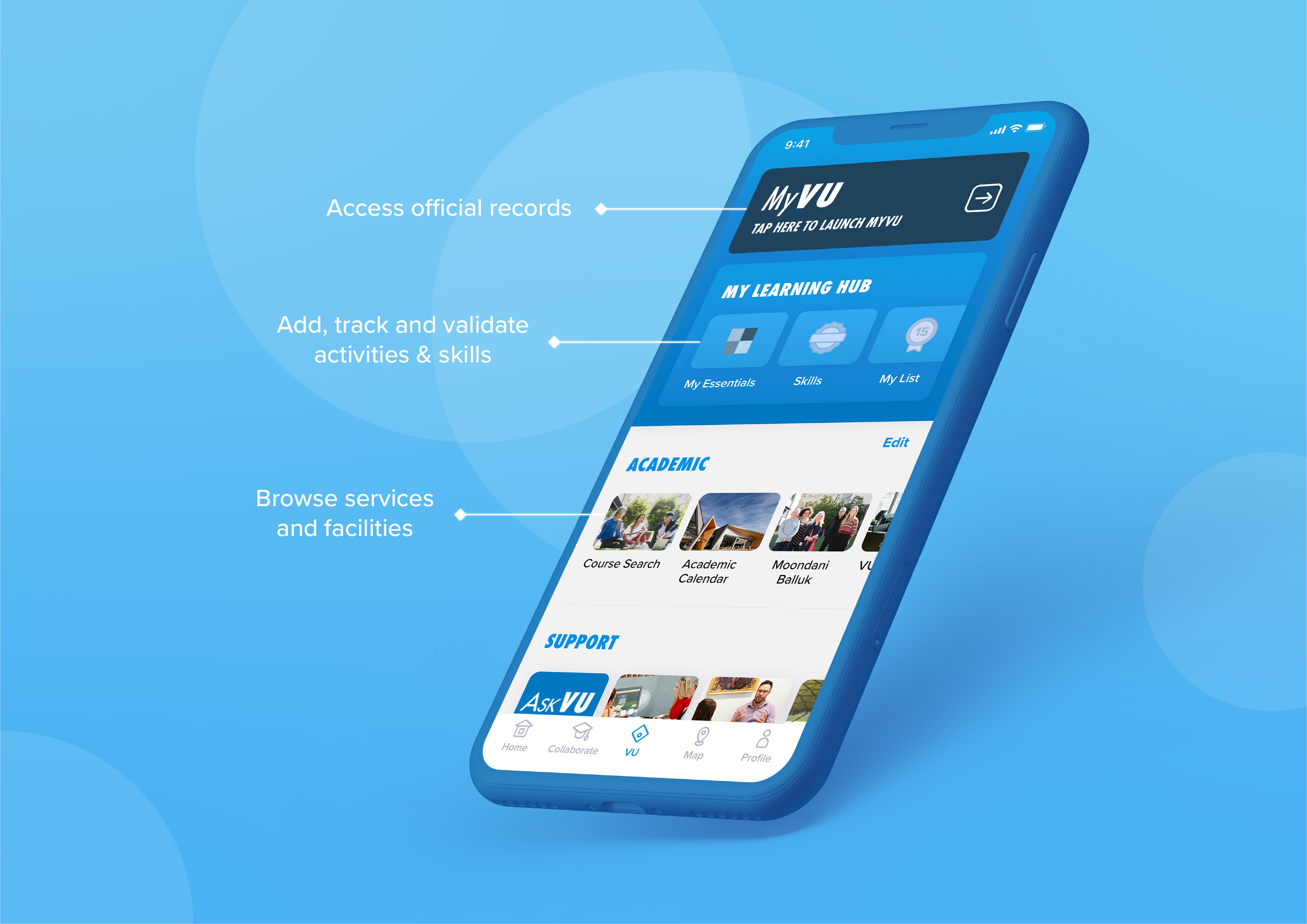 Victoria University App - Good Design