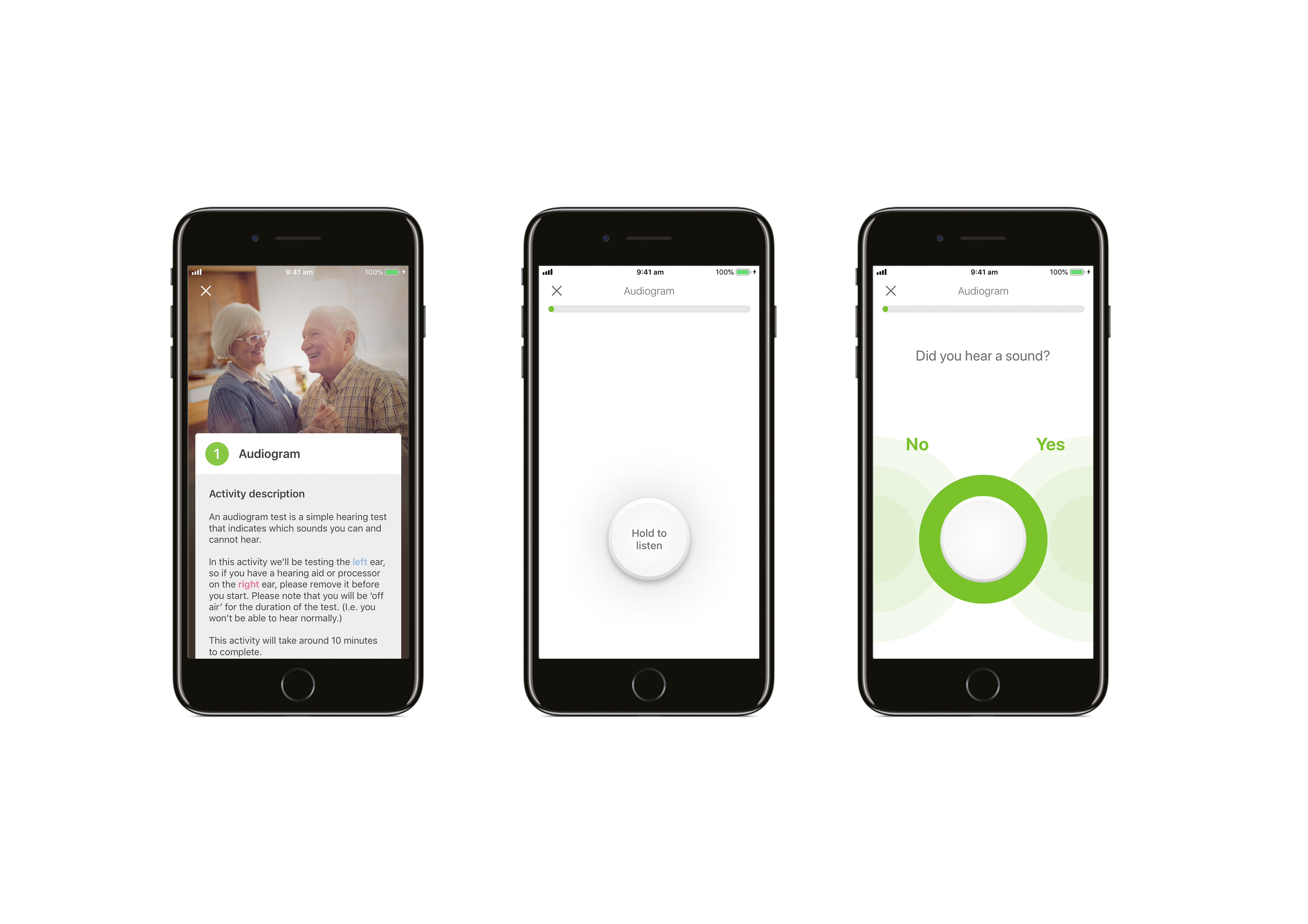 Remote Hearing Health Check - Good Design