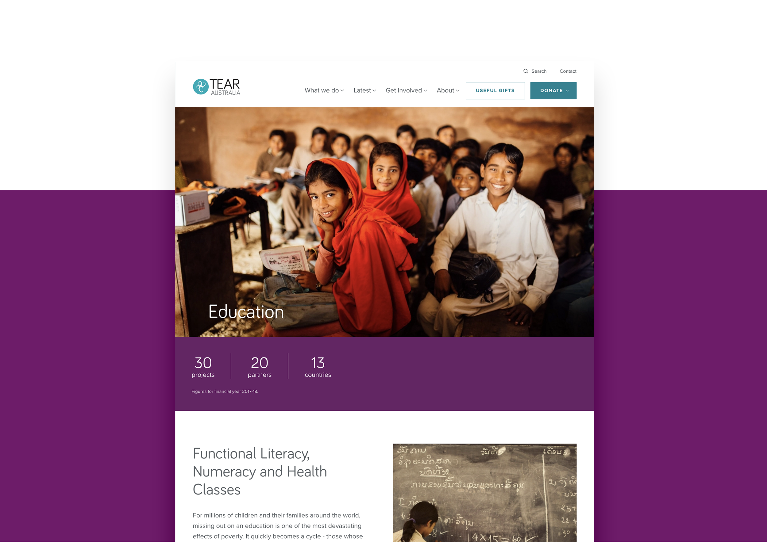 TEAR Australia - Good Design