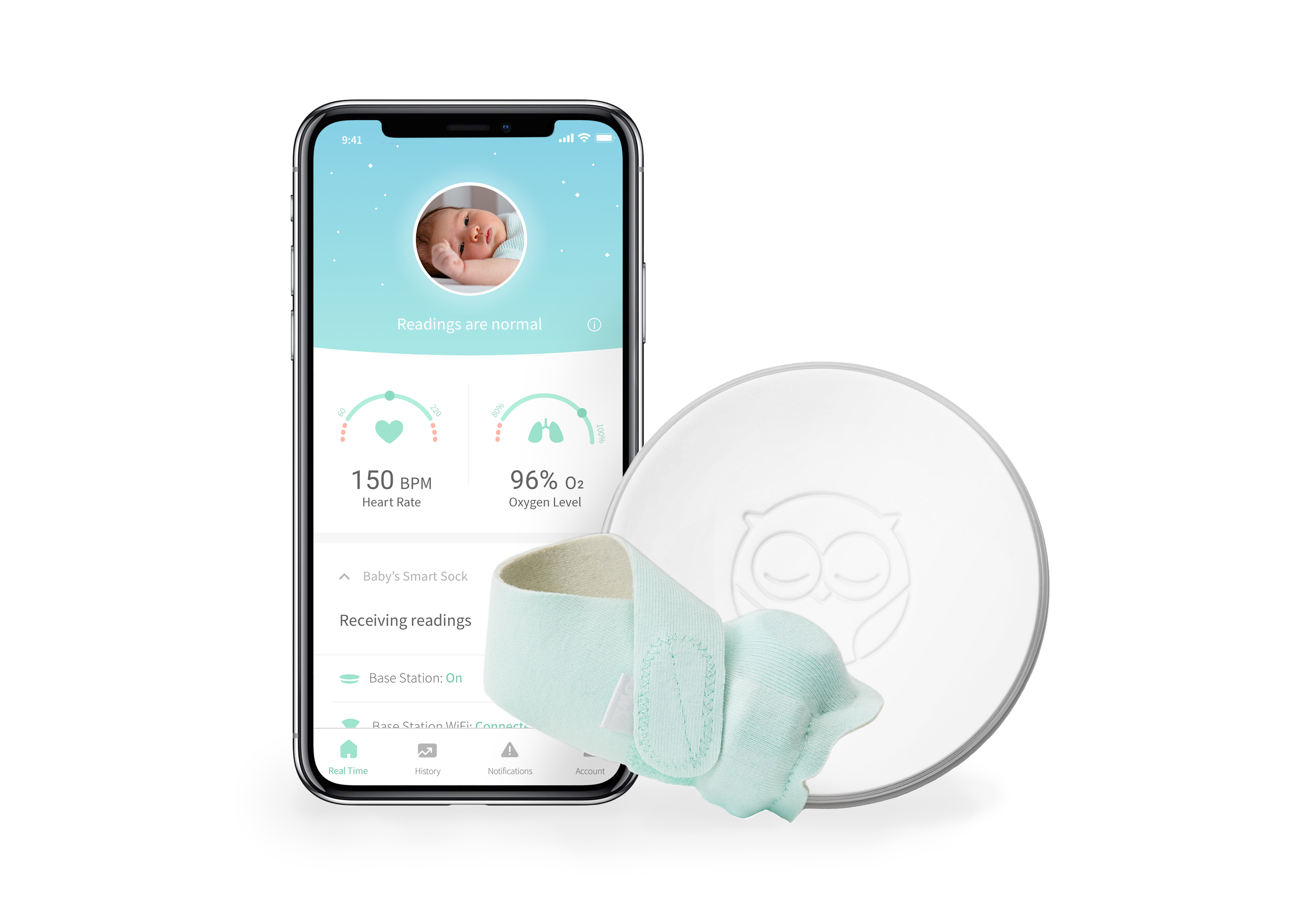 Owlet Smart Sock 2 Baby Monitor - Good Design