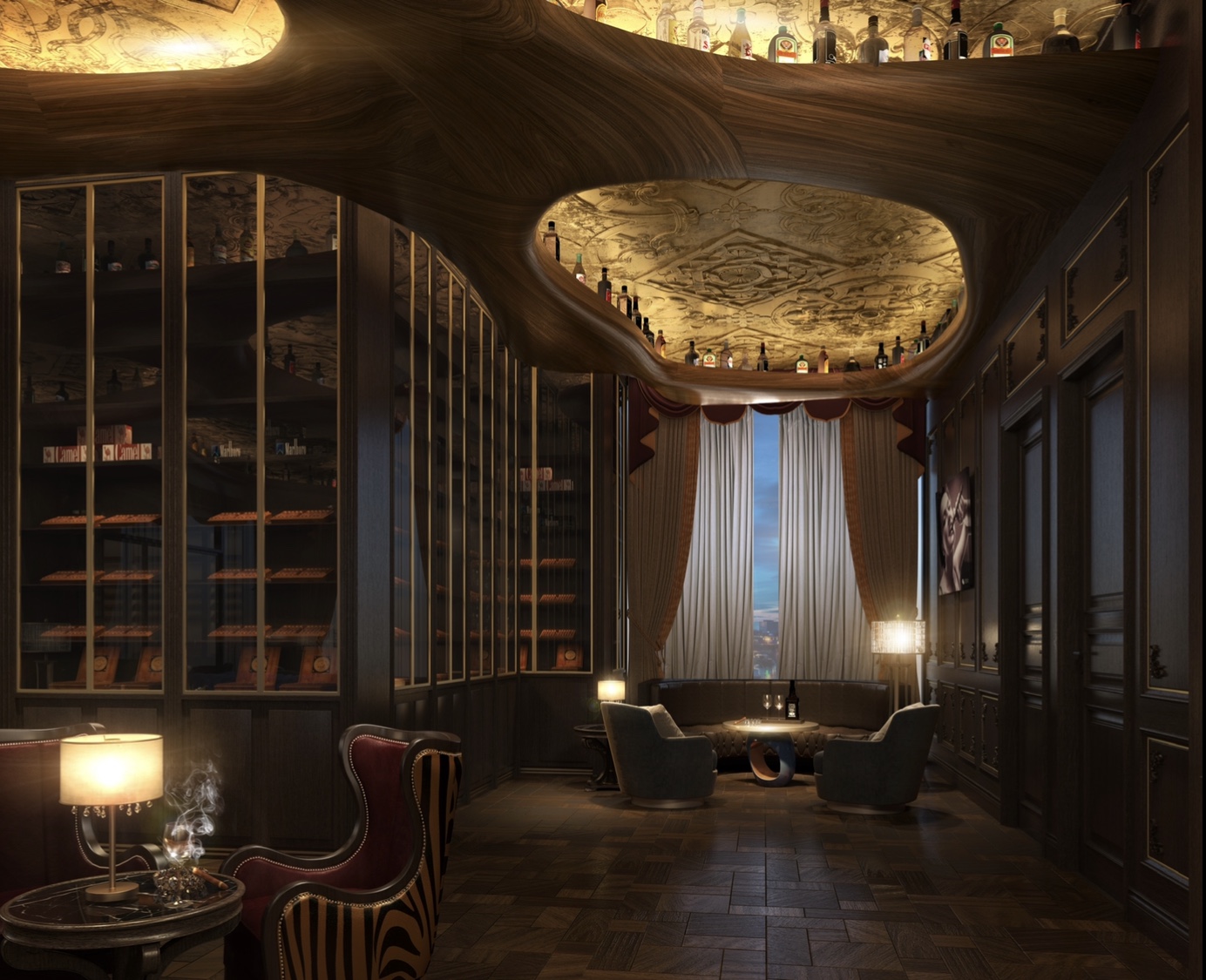 Primitive cigar bar - Good Design