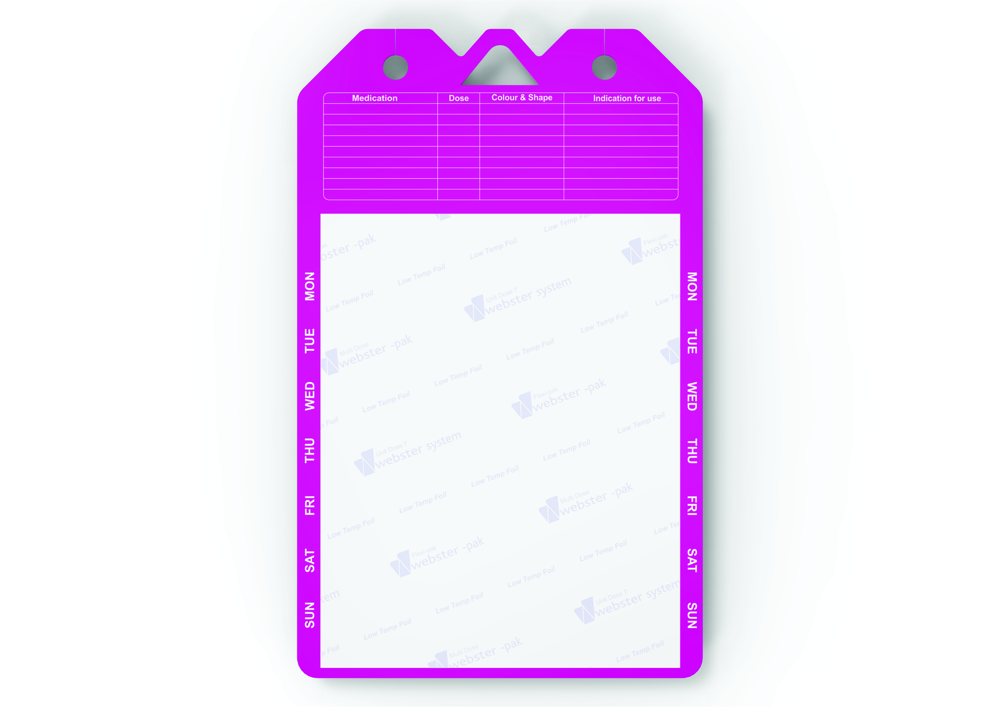 Webster-pak® 6 Dose (Parkinson’s) - Good Design