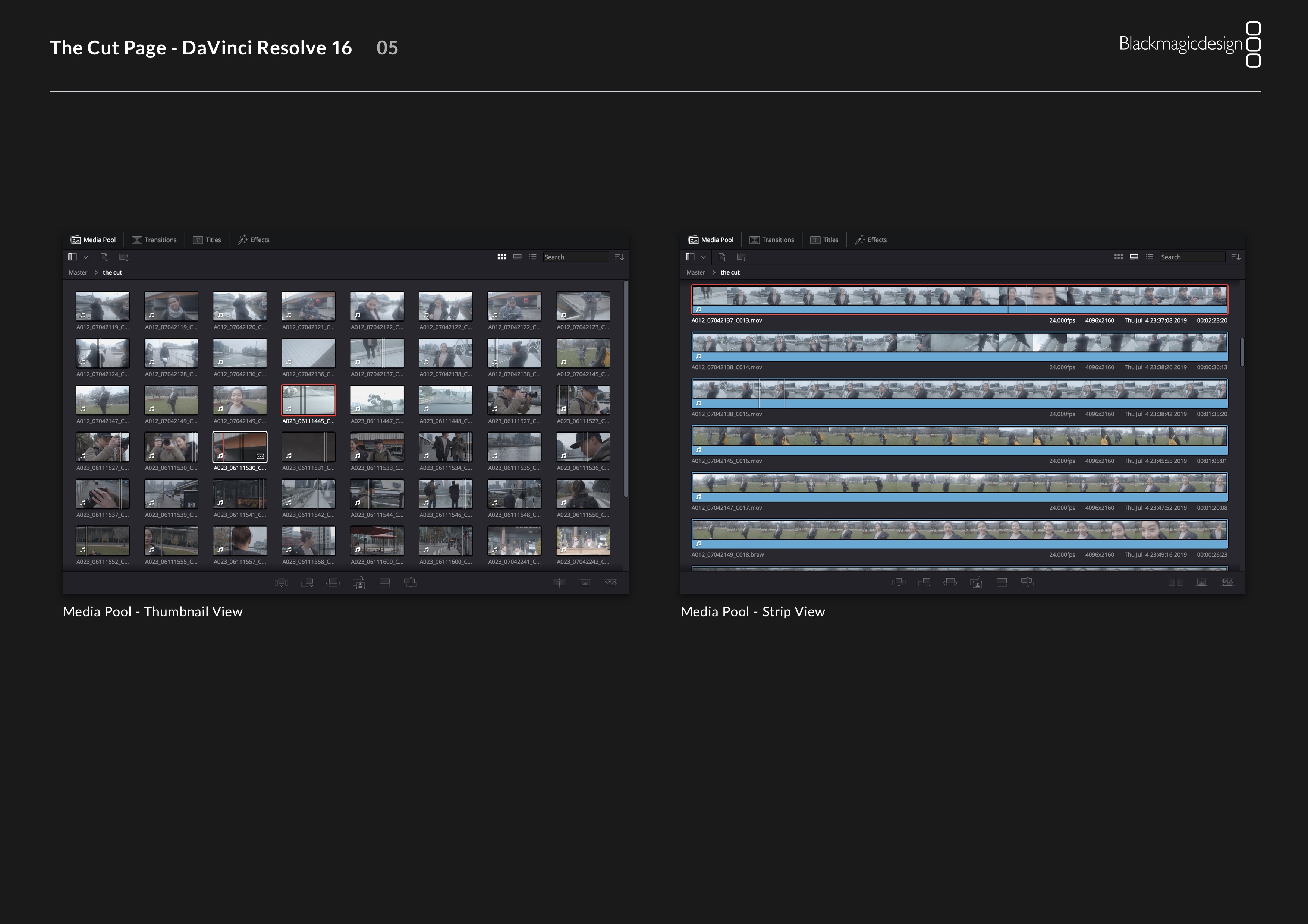 The Cut Page - DaVinci Resolve 16 - Good Design