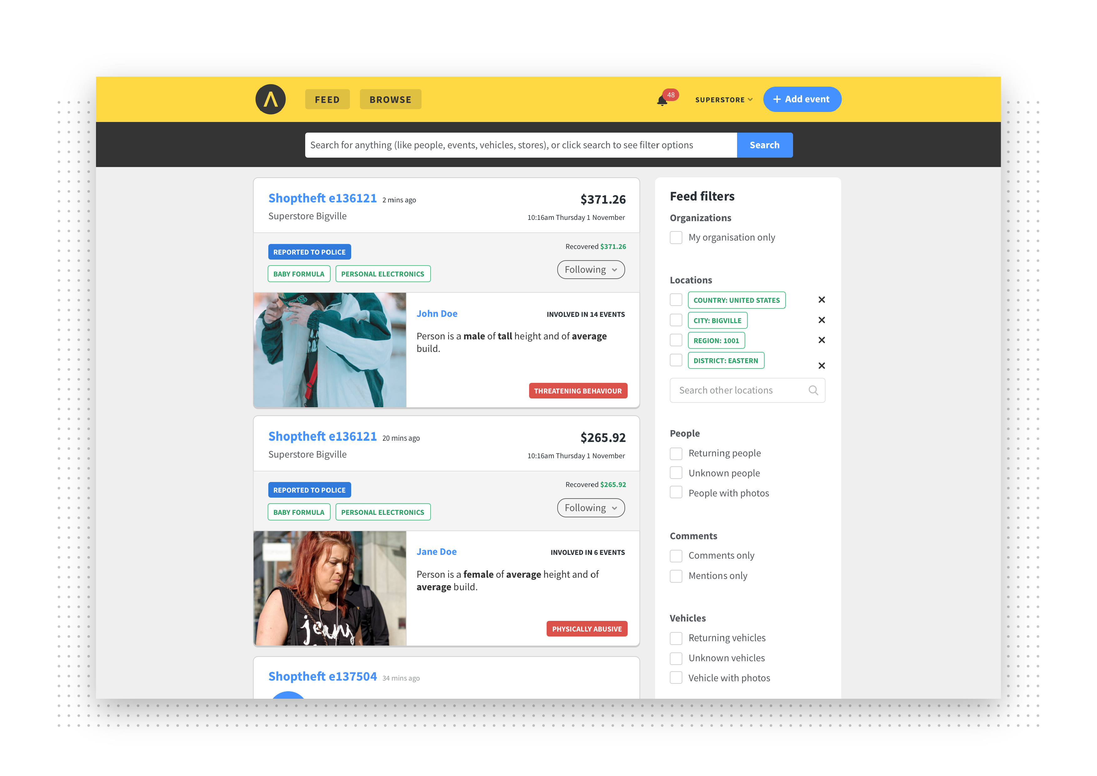 Auror Retail Crime Intelligence Platform - Good Design