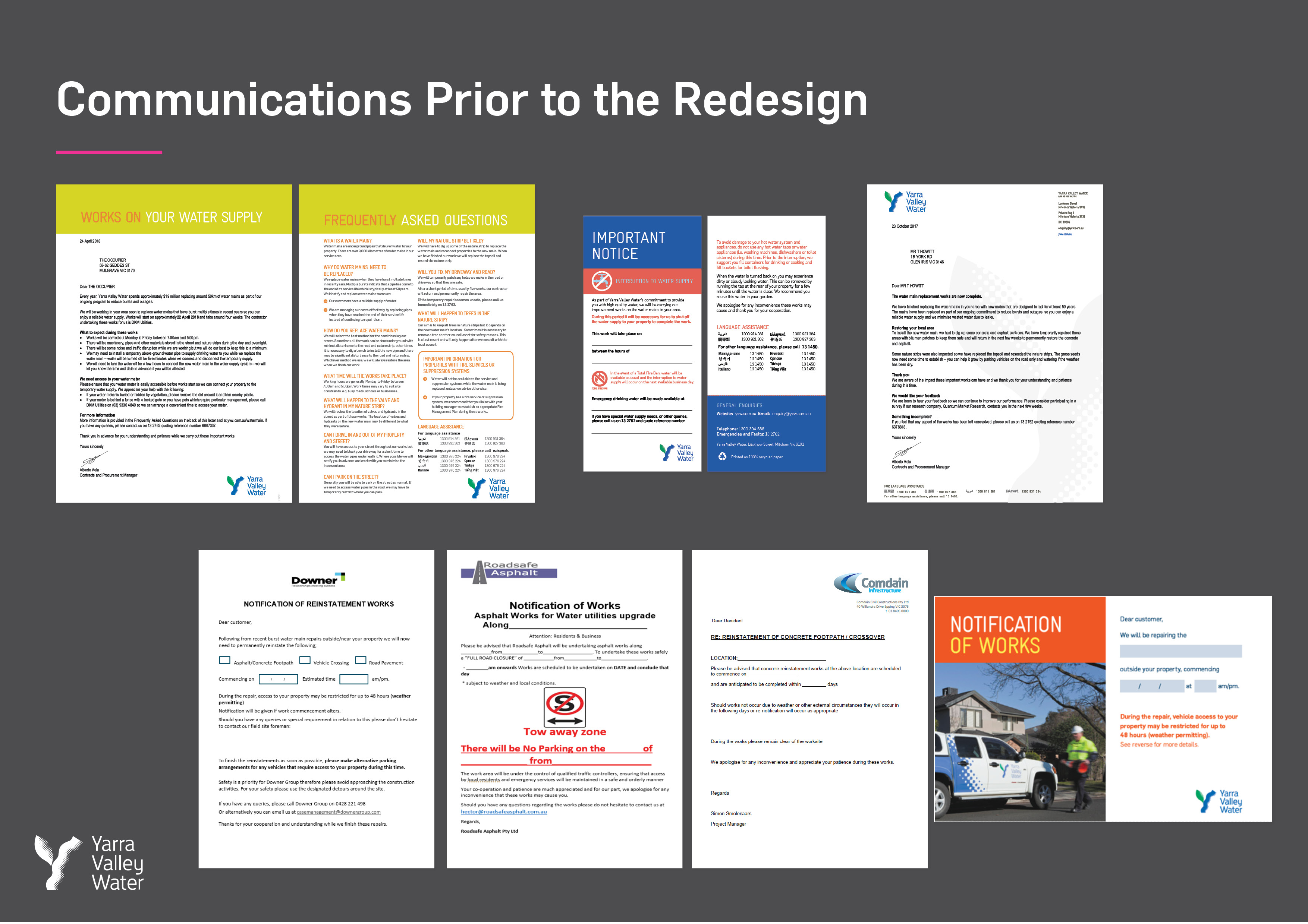 Re-imagining Water Mains Renewal - Good Design