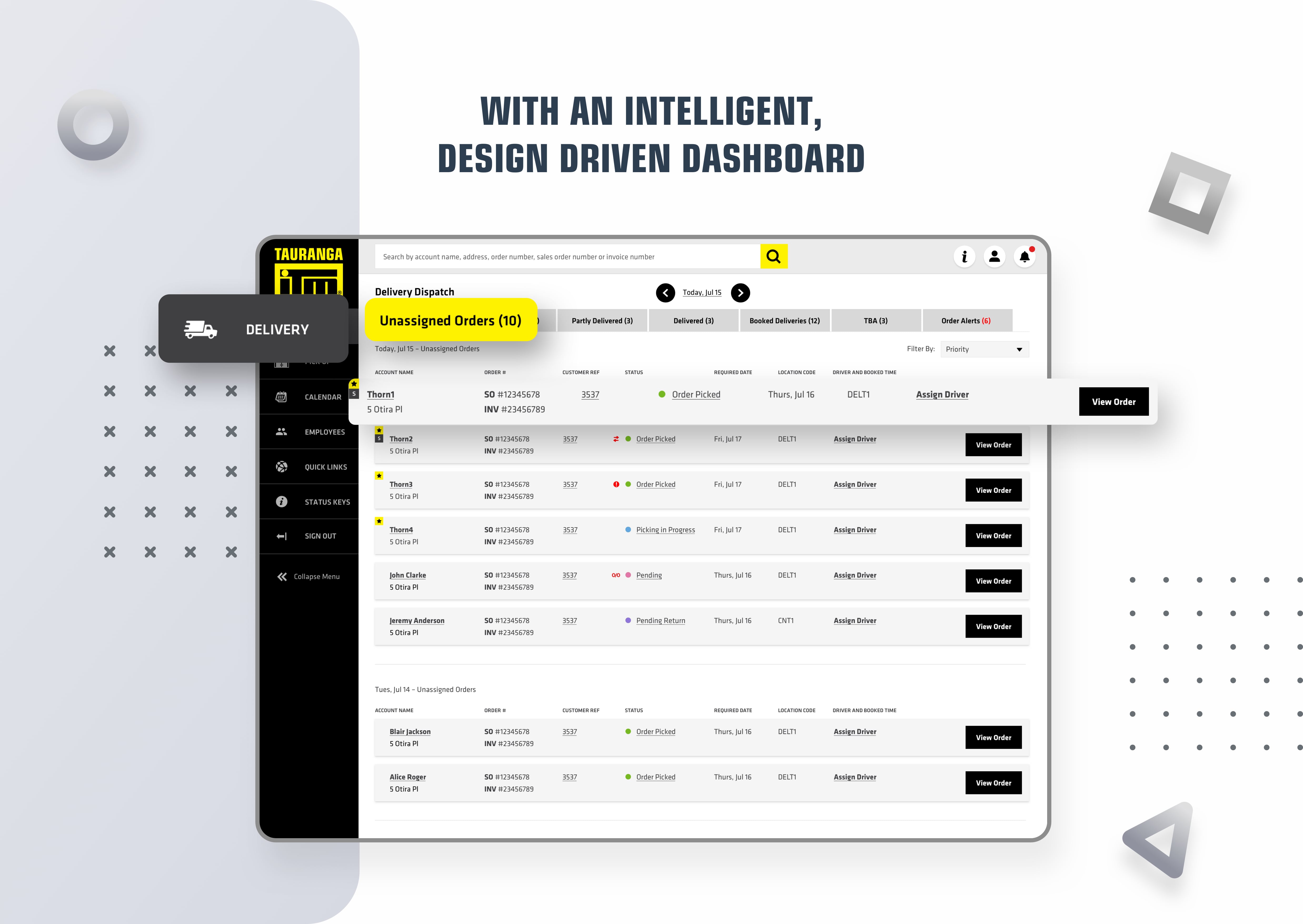 ITM Dashboard - Good Design