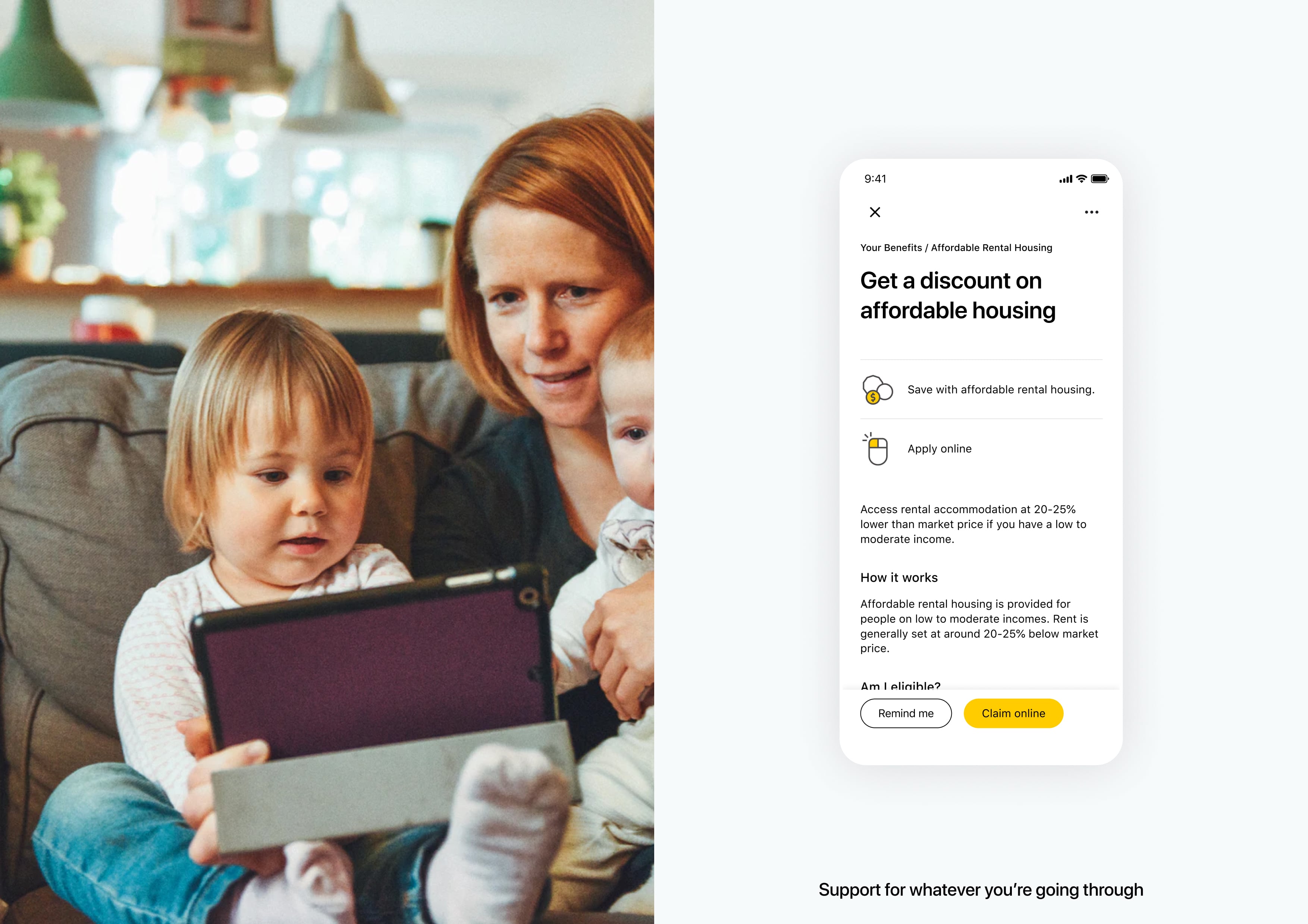 Benefits Finder - Redefining how banks support communities - Good Design