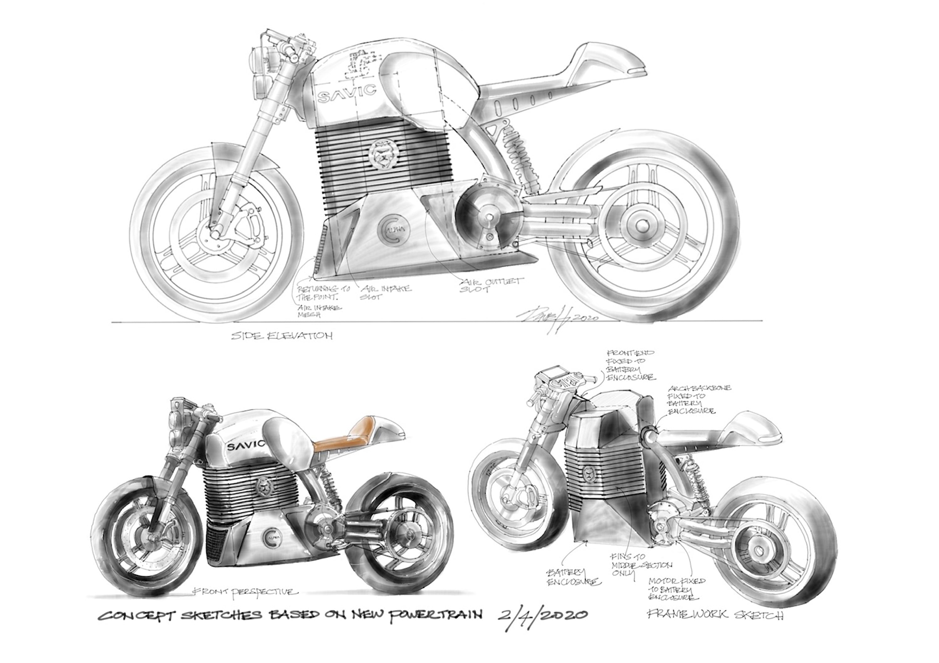 Savic Motorcycles C-Series - Engineering Design - Good Design