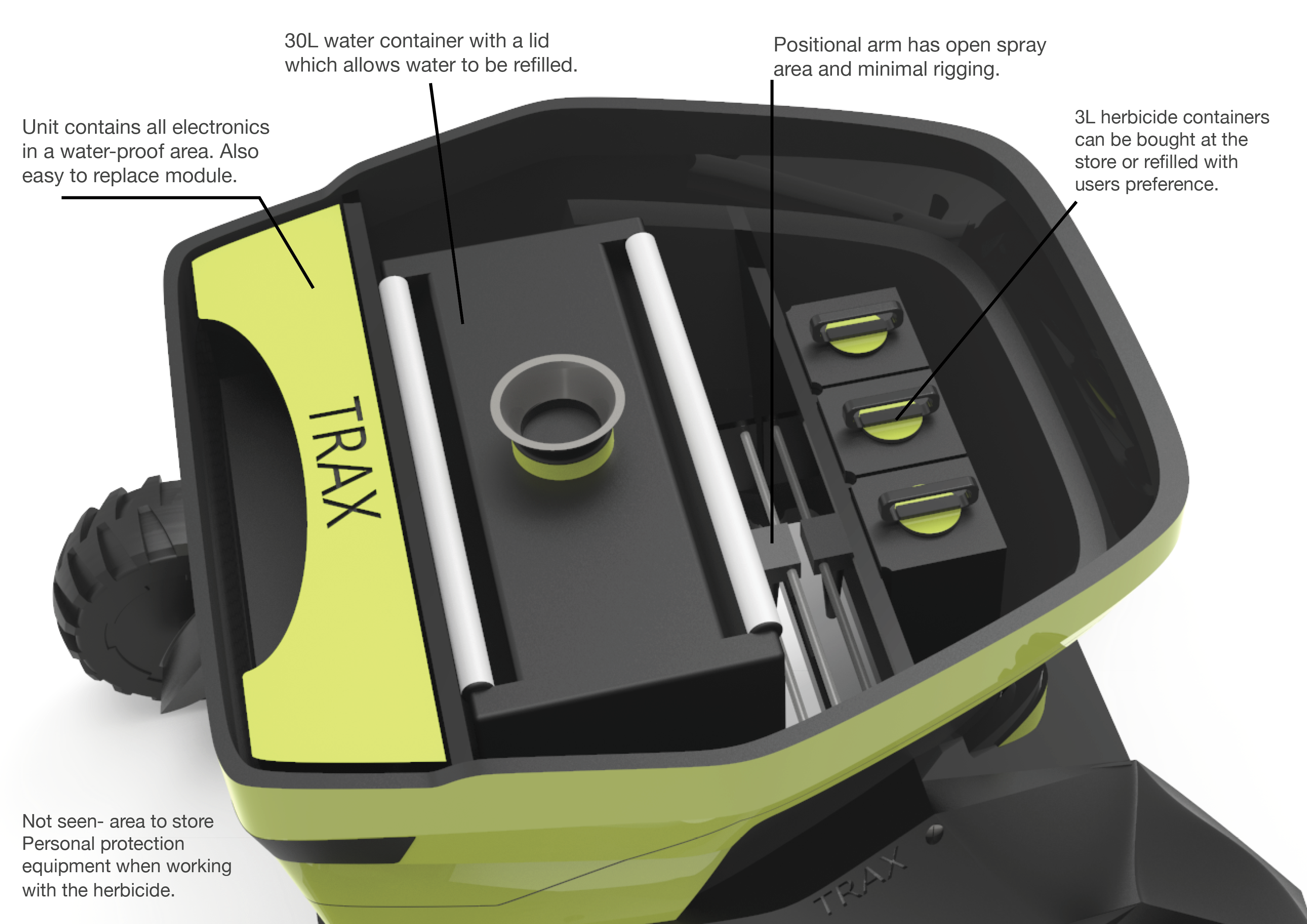 Trax - Autonomous Herbicide Robot - Good Design