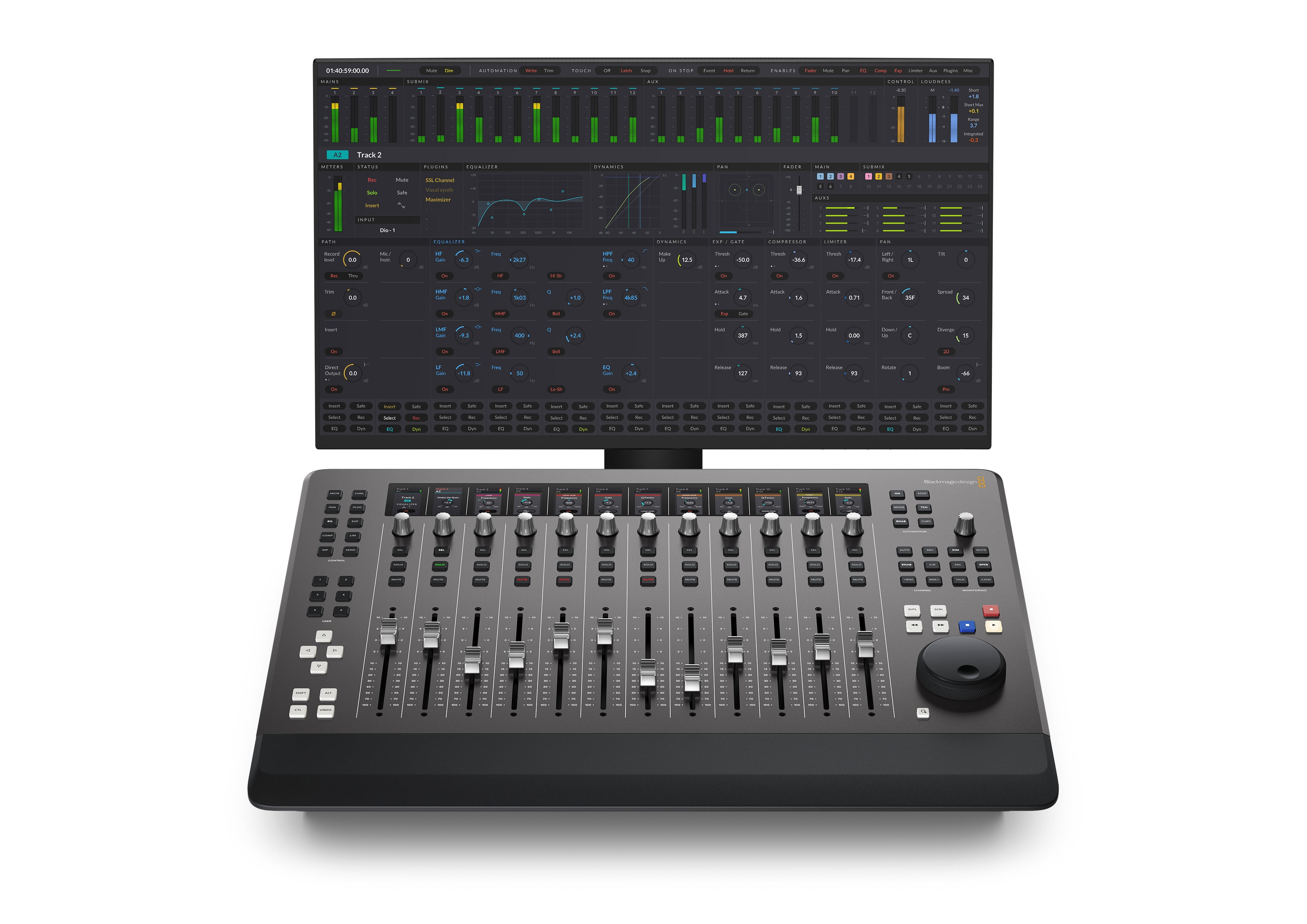 Blackmagic Fairlight Desktop Console - Good Design