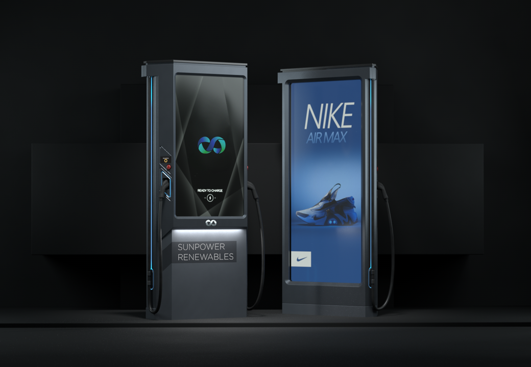 Advercharge - EV chargers with digital advertising capabilities - Good ...