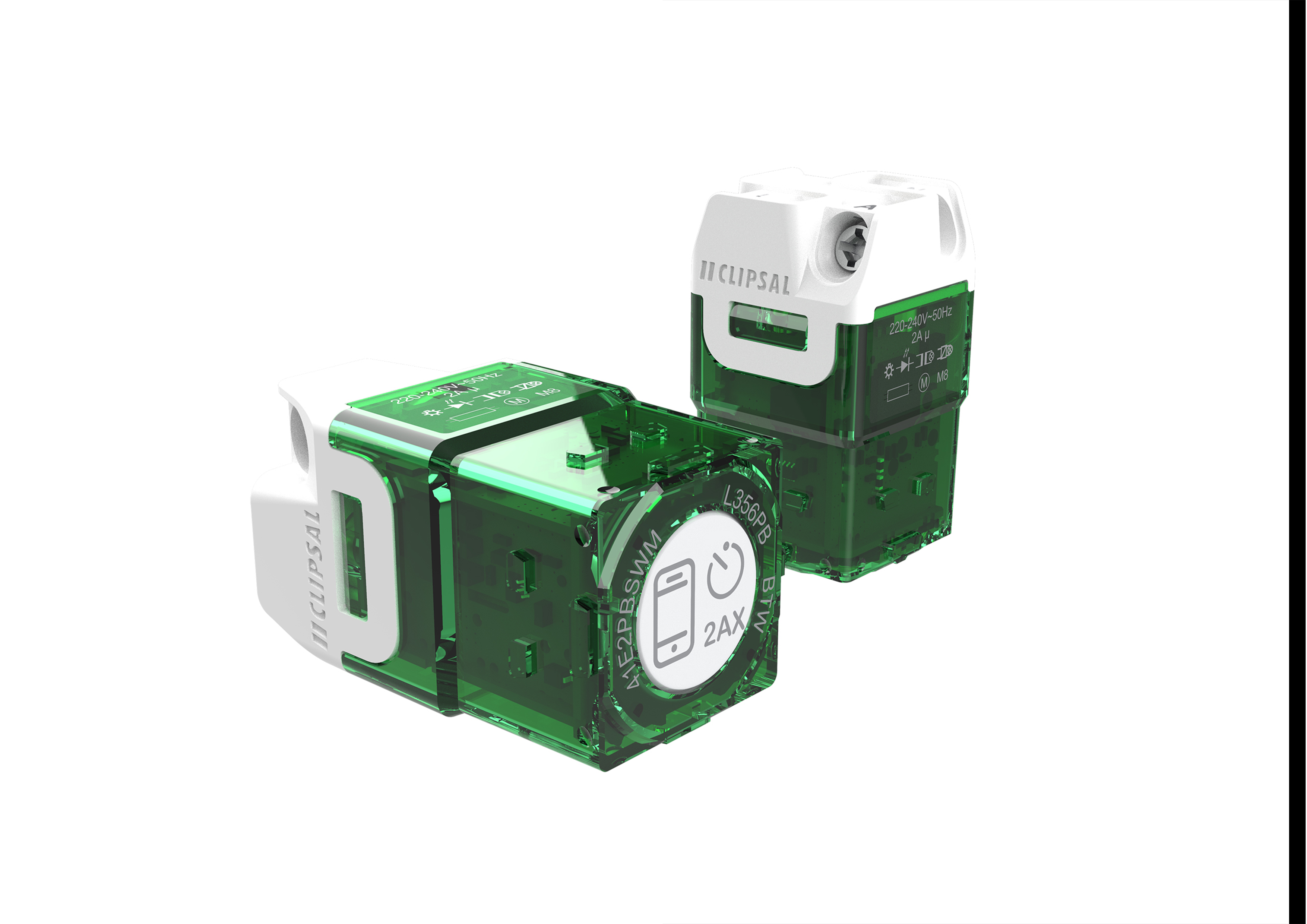 Iconic Connected Switch 2AX Module - Good Design